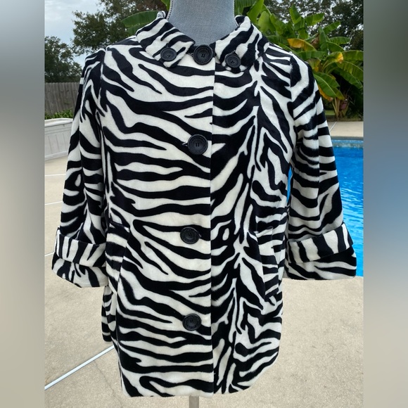 Soulmates | Jackets & Coats | Soulmates Zebra Jacket | Poshmark